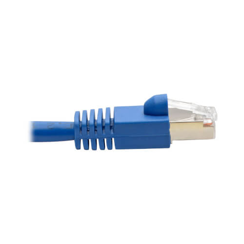 N262-005-BL CAT6A STP PATCH CABLE 10G SHIELDED BLUE 5FT